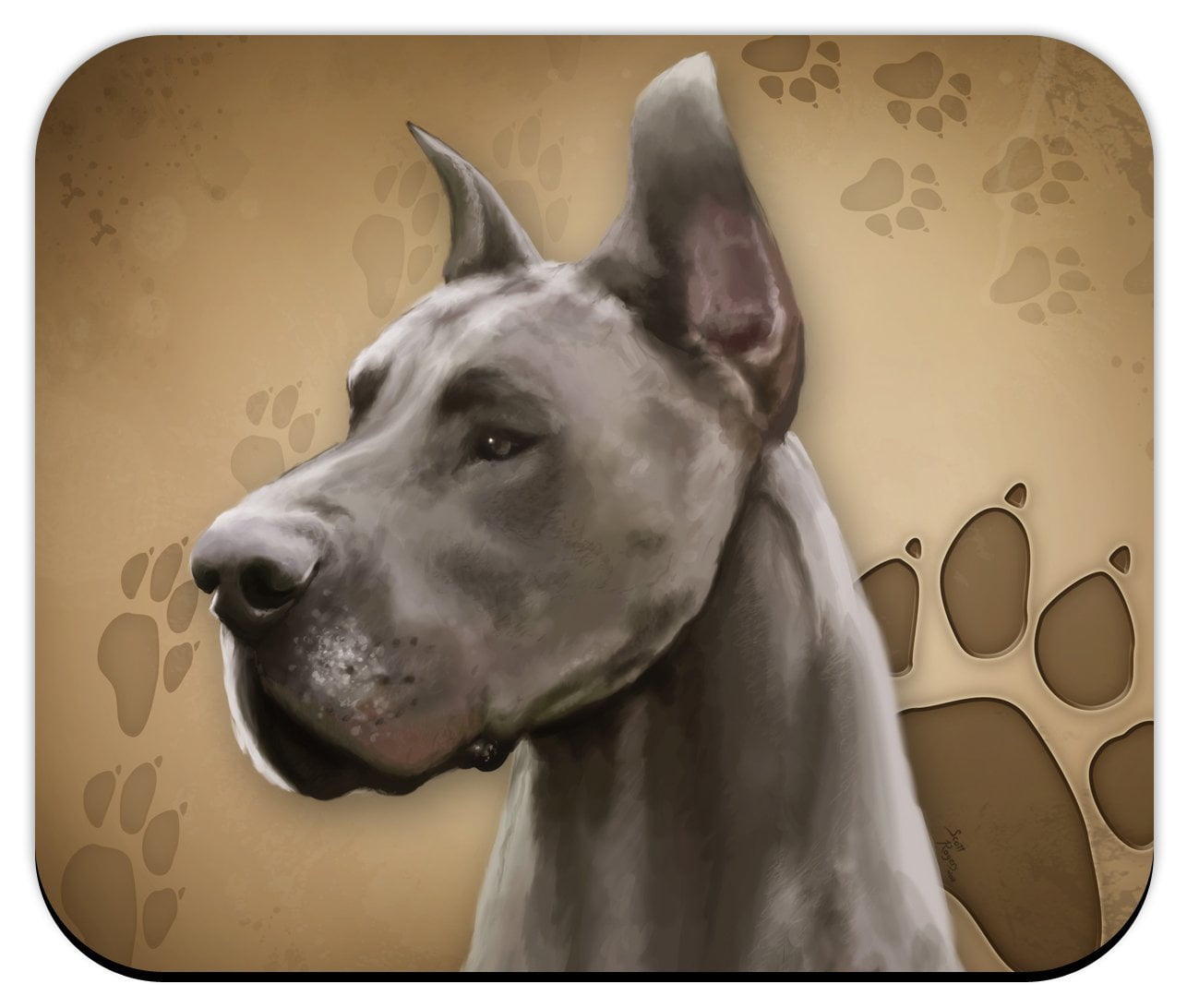 Great Dane for Dog Lovers Only Mouse Pad by DGS Originals - Walmart.com