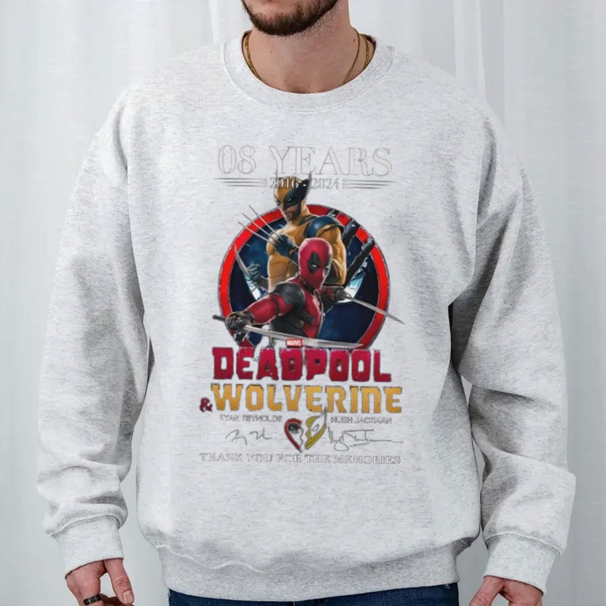 Great Deadpool And Wolverine 2016-2024 Sweat Shirt - Walmart.com