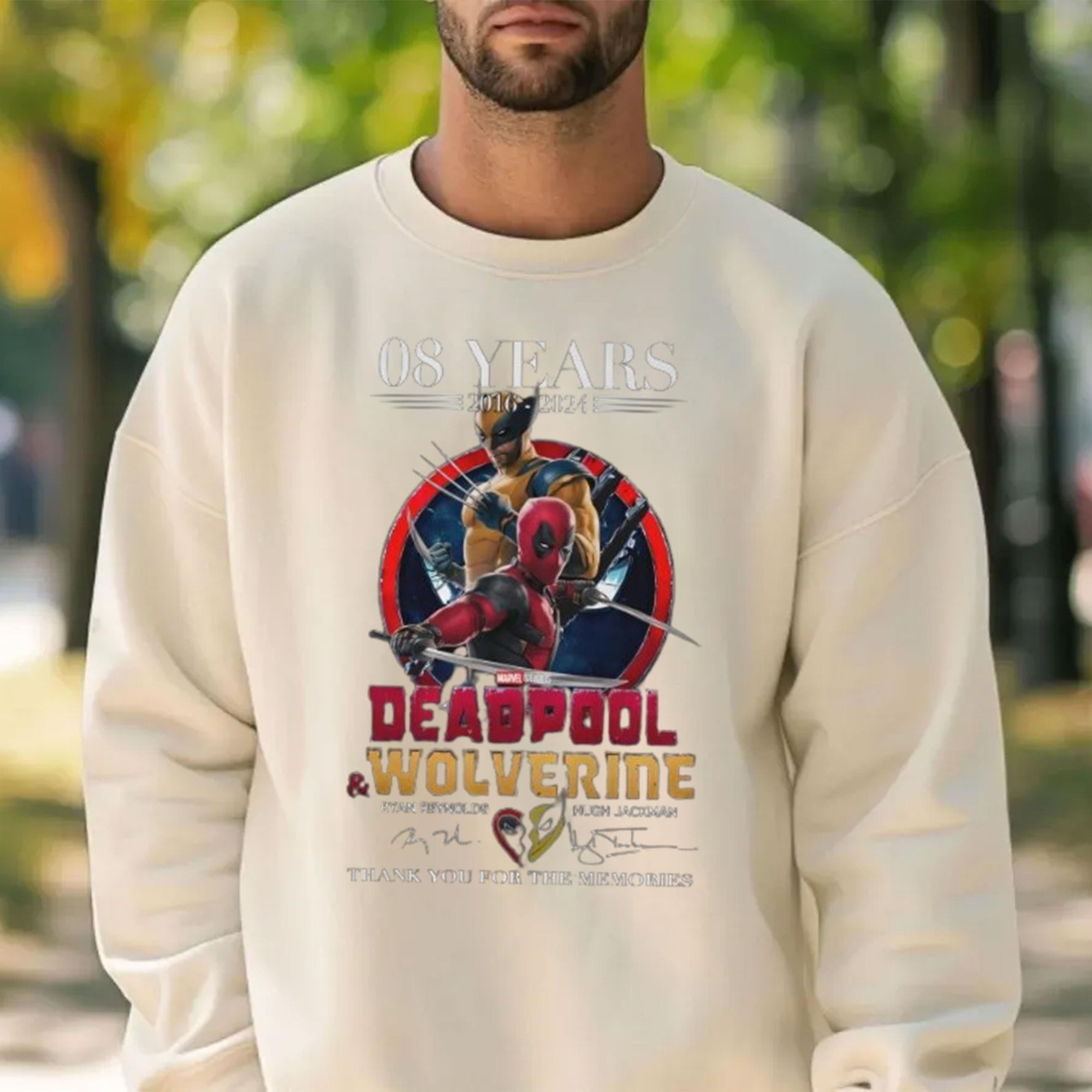 Great Deadpool And Wolverine 2016-2024 Sweat Shirt - Walmart.com