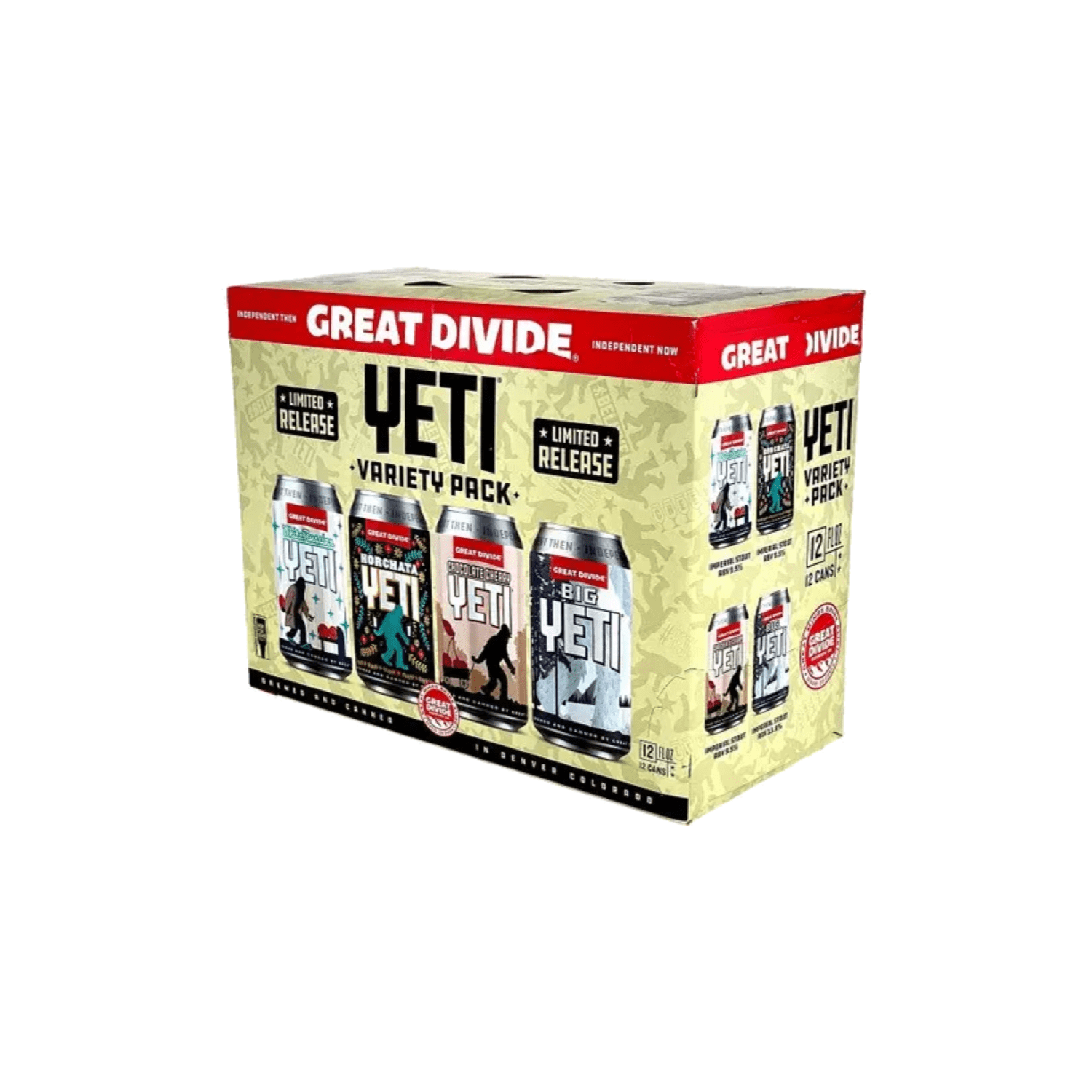Great Divide Brewing Yeti Variety Pack Craft Imperial Stouts, 12 fl oz ...