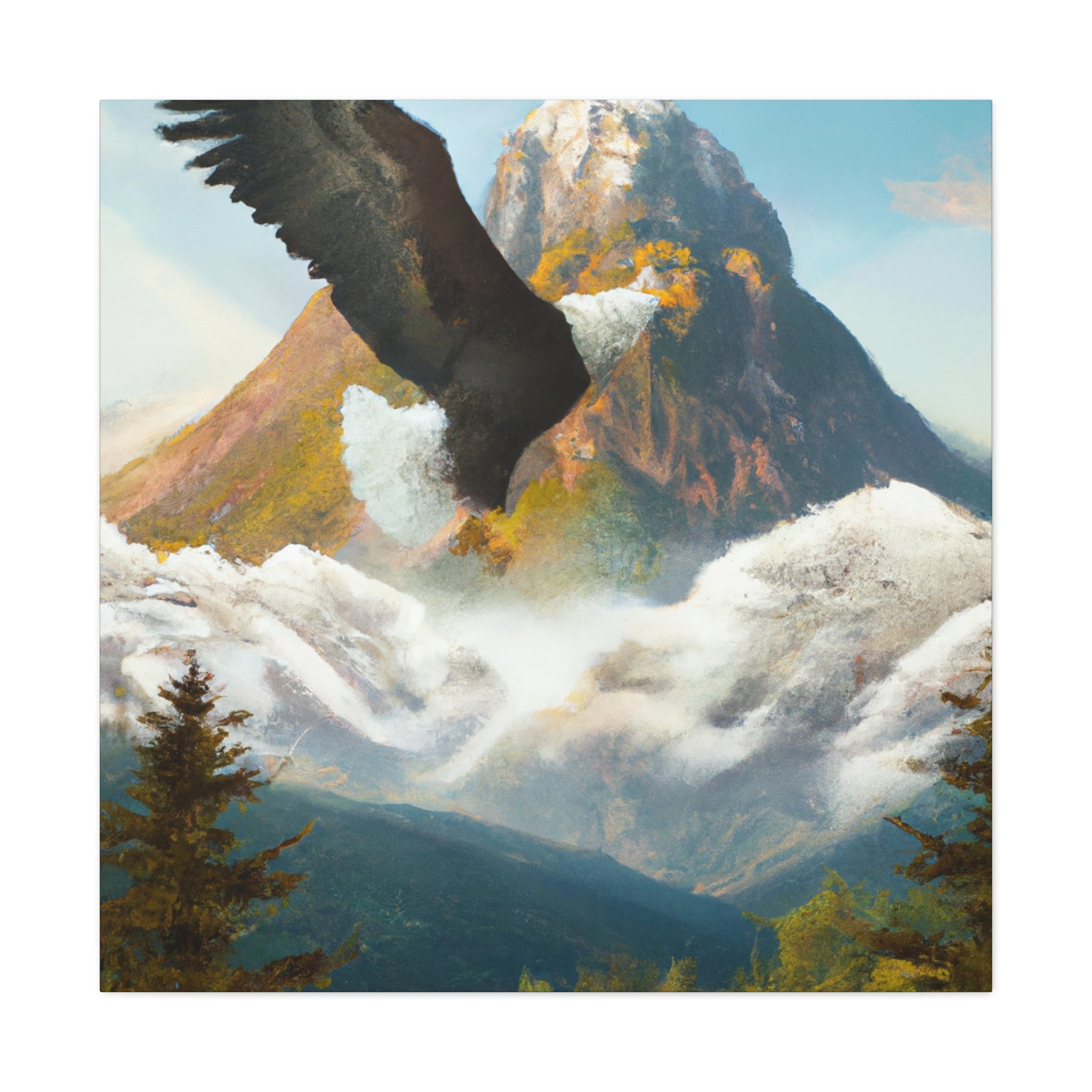 Great Eagle of Freedom - Canvas - Walmart.com