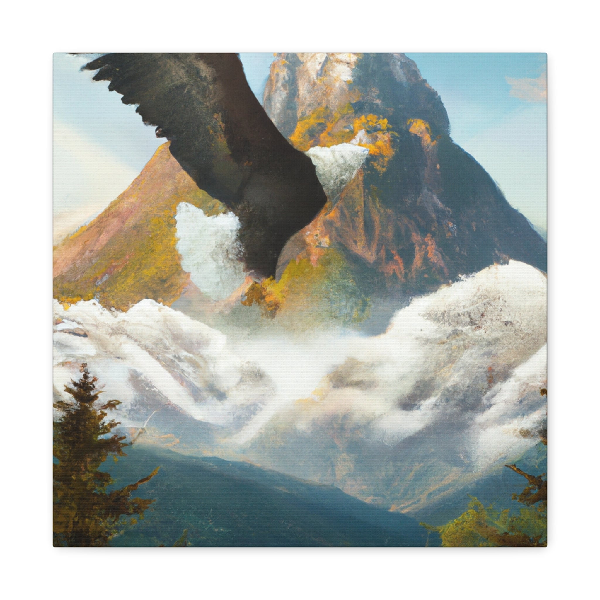 Great Eagle of Freedom - Canvas - Walmart.com