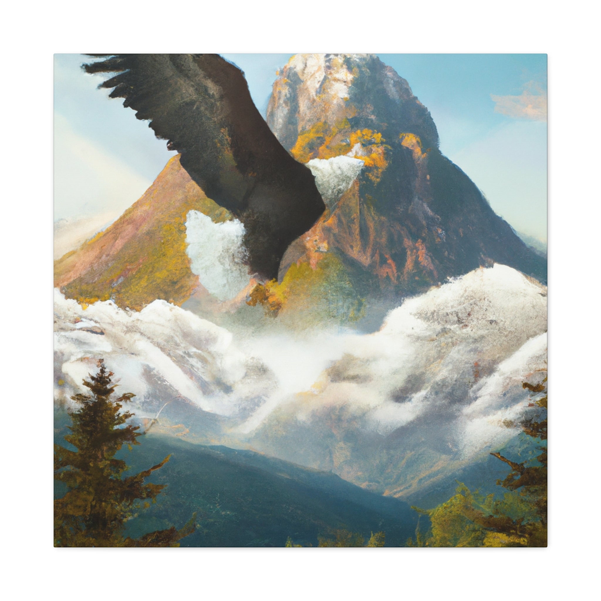 Great Eagle of Freedom - Canvas - Walmart.com