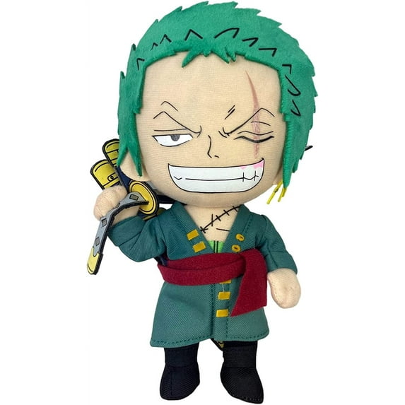 Great Eastern Animation GE-52803 One Piece 9" Roronoa Zoro Stuffed ...