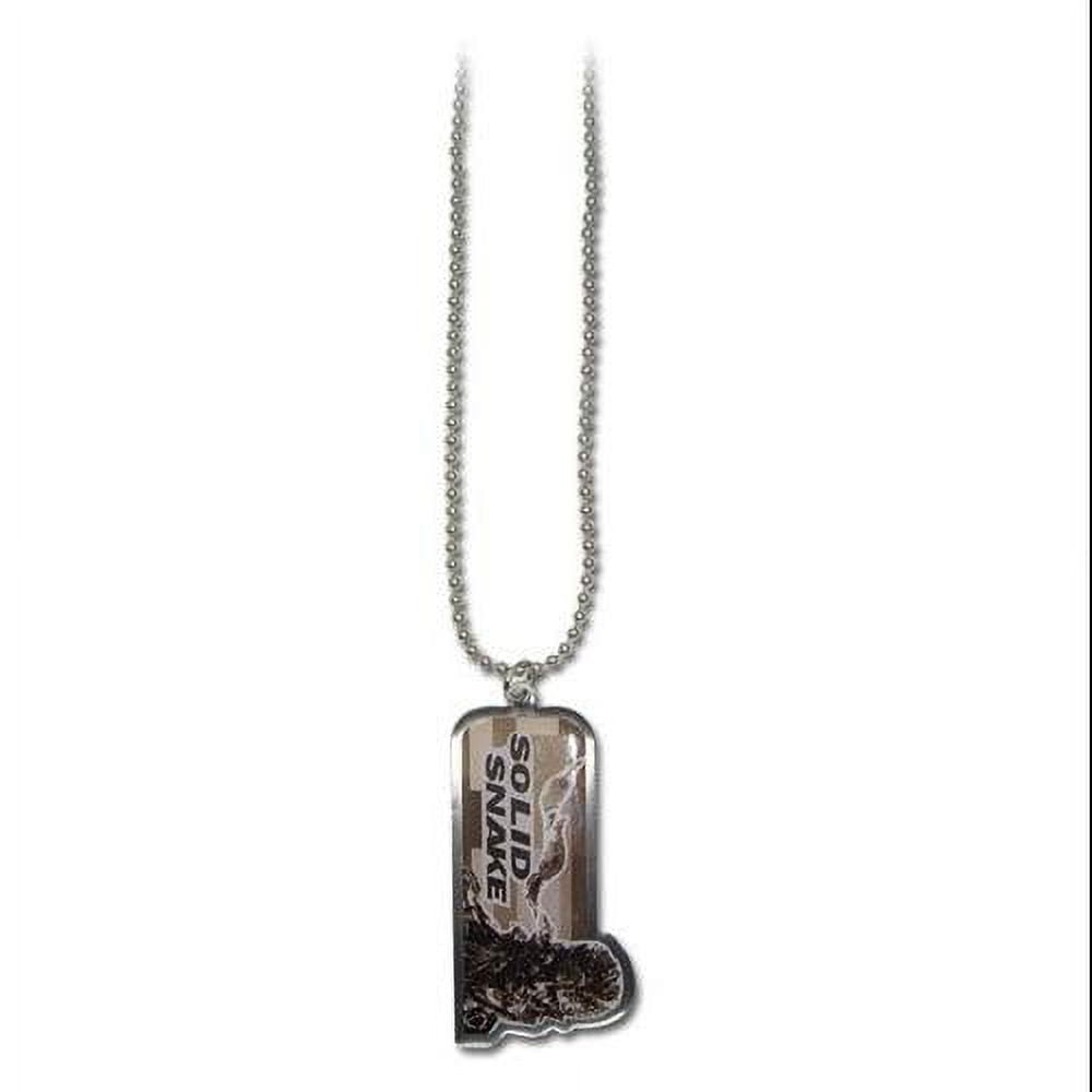 Great Eastern Entertainment Co. Metal Gear Solid Necklace Solid Snake ...