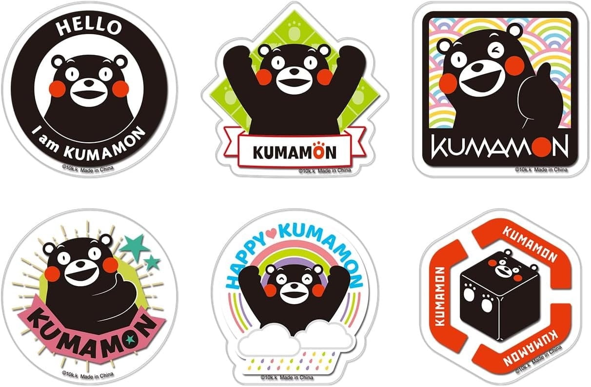 Great Eastern Entertainment Kumamon: Kumamon Emblems Transparent Die ...
