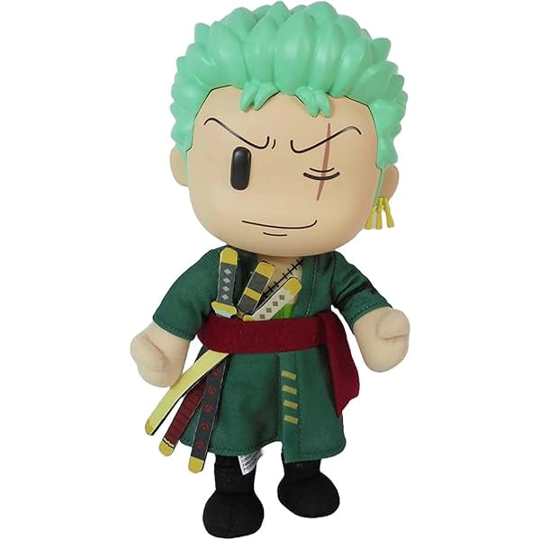 Great Eastern Entertainment One Piece - Roronoa Zoro FigureKey Plush 8 ...
