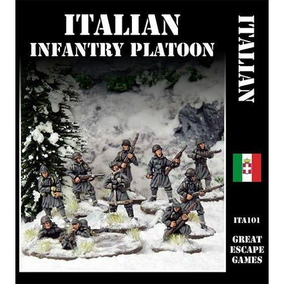 Great Escape Games WWII: Italian Infantry Platoon - Winter Uniform GEG ...