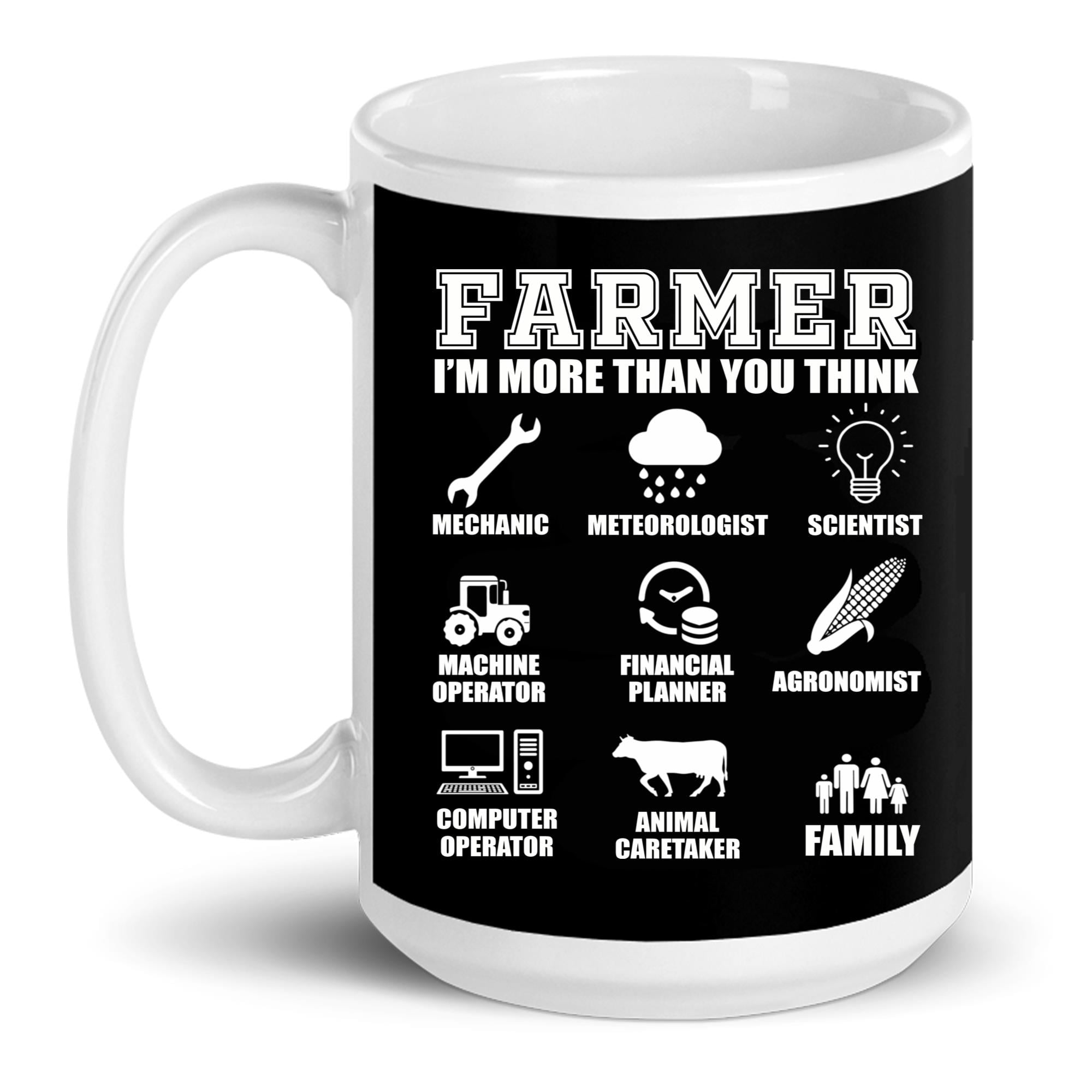 Great Farmer Tractor Farm Cattle Arable Farming Gift Ceramic Mug 15oz ...