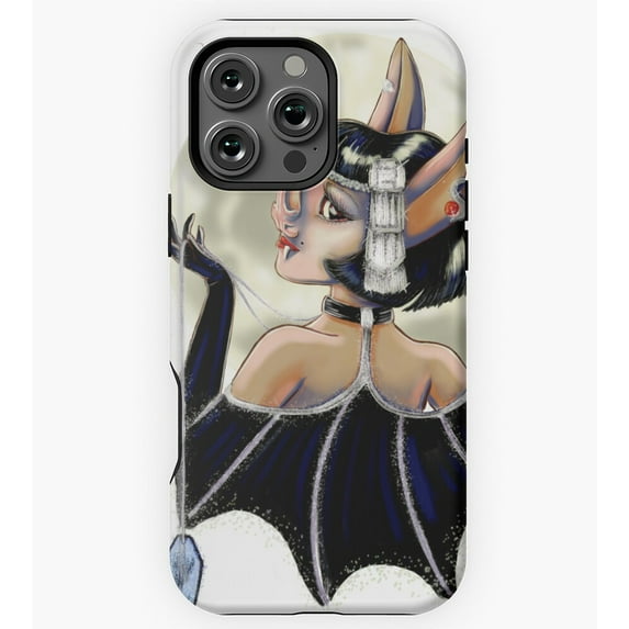 Great Gatsby style vampire lady under full moon GA7876 Phone Case for ...