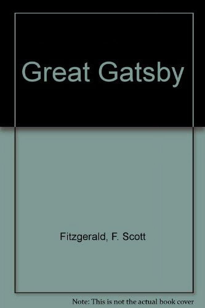 Pre-Owned The Great Gatsby Library Binding F. Scott Fitzgerald ...
