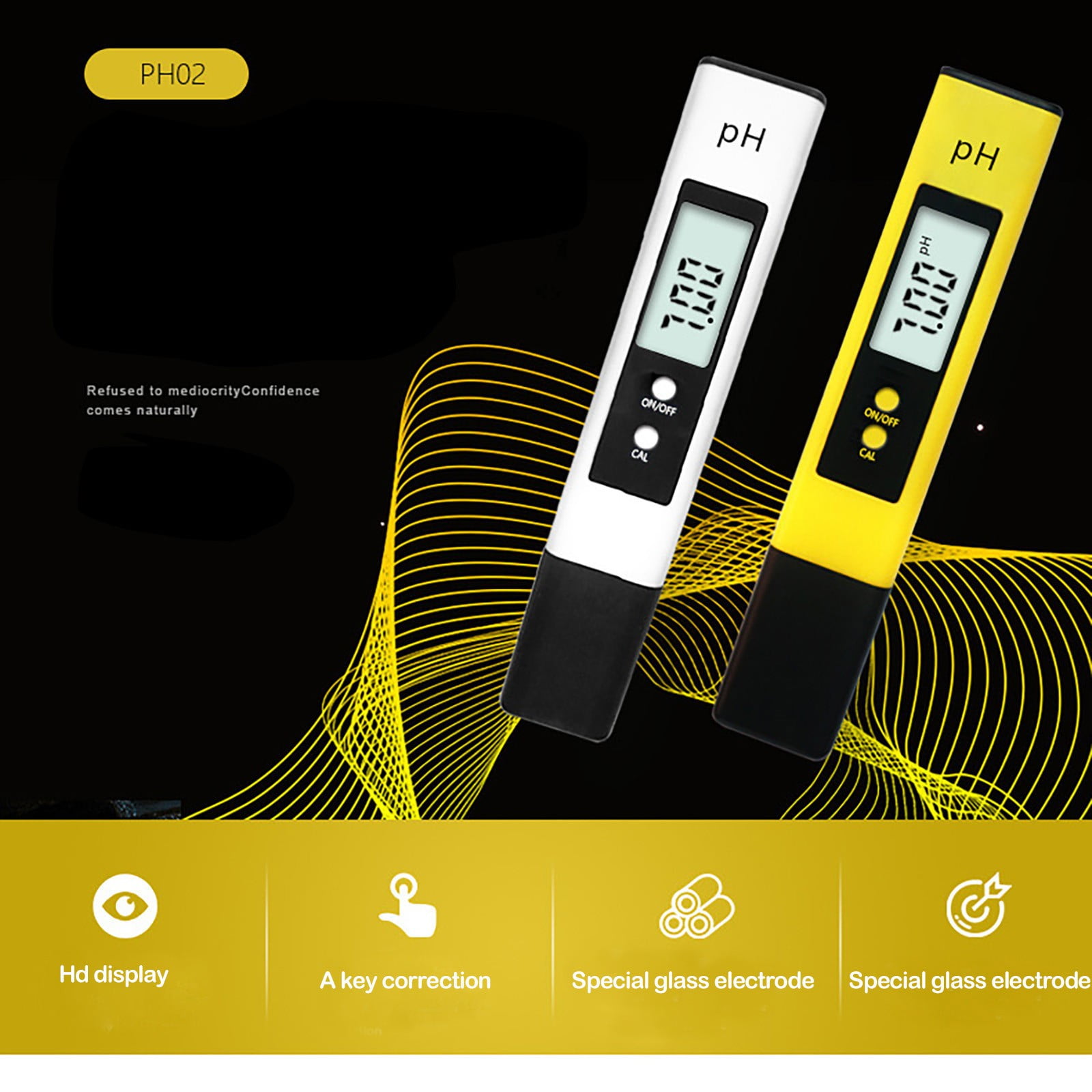 Great for Gifting, Ph Measuring Pen, Digital Display Screen, Compact ...