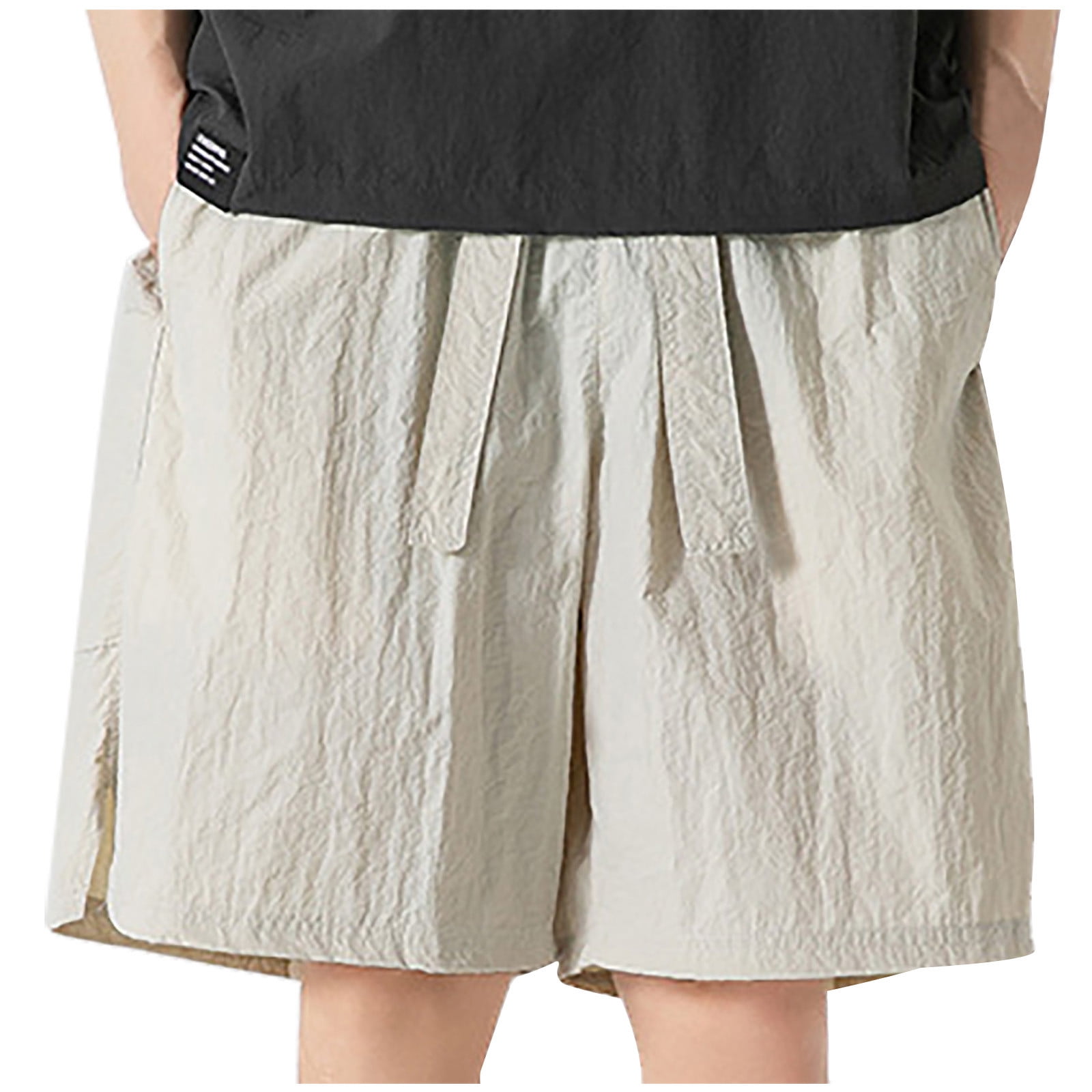 Great Gifts for Less Ndbuld Men's Athletic Shorts Comfortable Cotton Workout Shorts Elastic ...