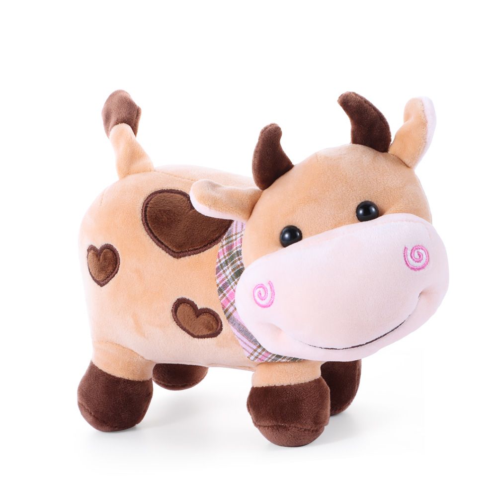 Great Gifts Super Soft Cute Cartoon Kawaii Calf with Scarf Plush Toy ...