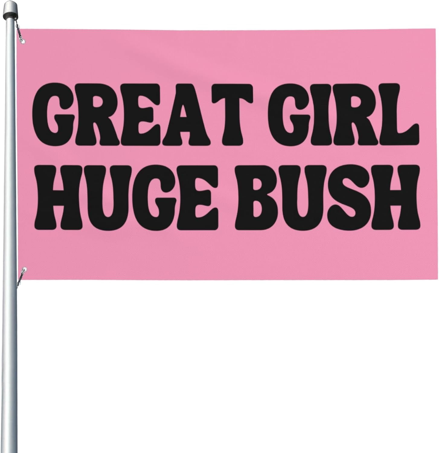 Great Girl Huge Bush Flag 3x5 Outdoor Yard Flag House Banner Sign With ...