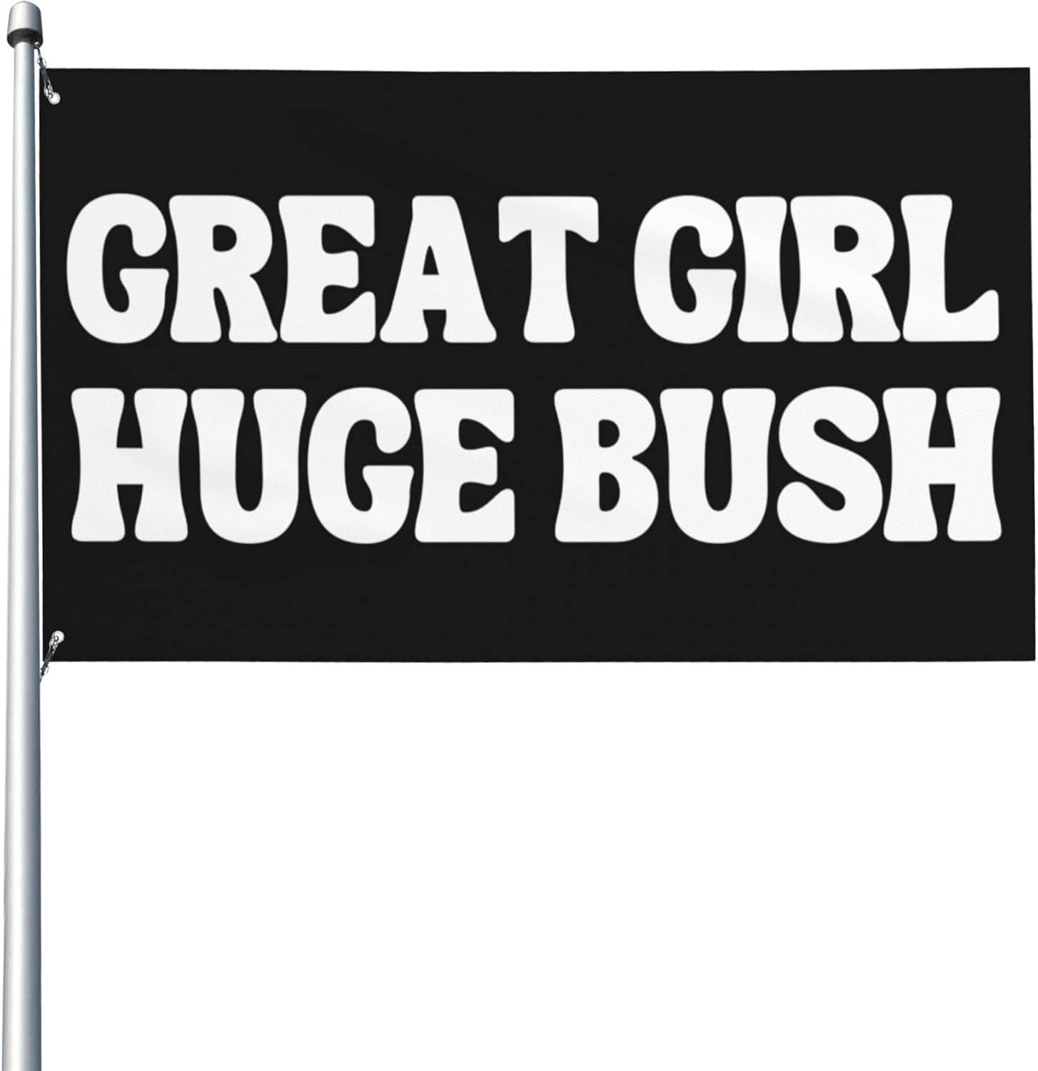 Great Girl Huge Bush Flag 3x5 Outdoor Yard Flag House Banner Sign With ...