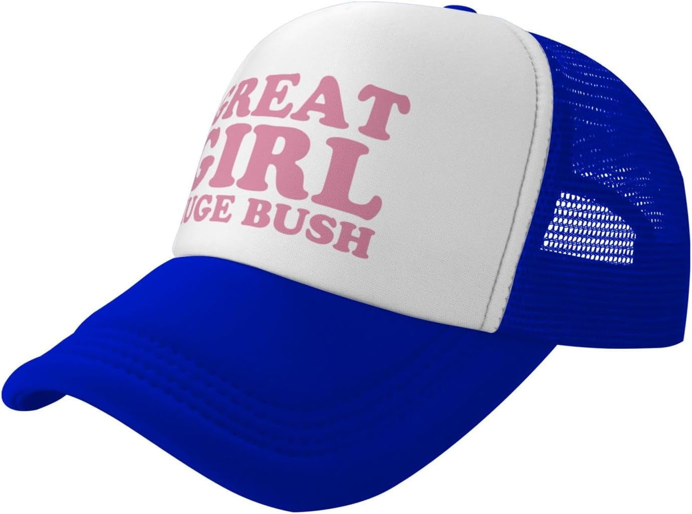 Great Girl Huge Bush Funny Hat Unisex Adult Trucker Caps Fishing ...