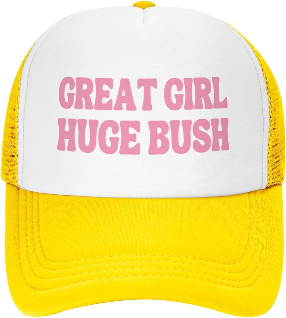 Great Girl Huge Bush Mesh Hat Women Men Baseball Cap Trucker Hat Sports ...
