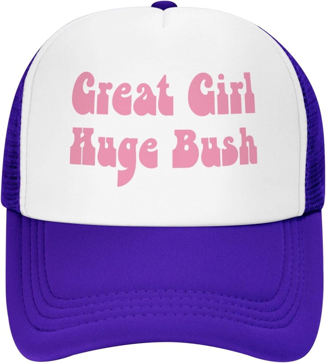 Great Girl Huge Bush Mesh Hat Women Men Baseball Cap Trucker Hat Sports ...