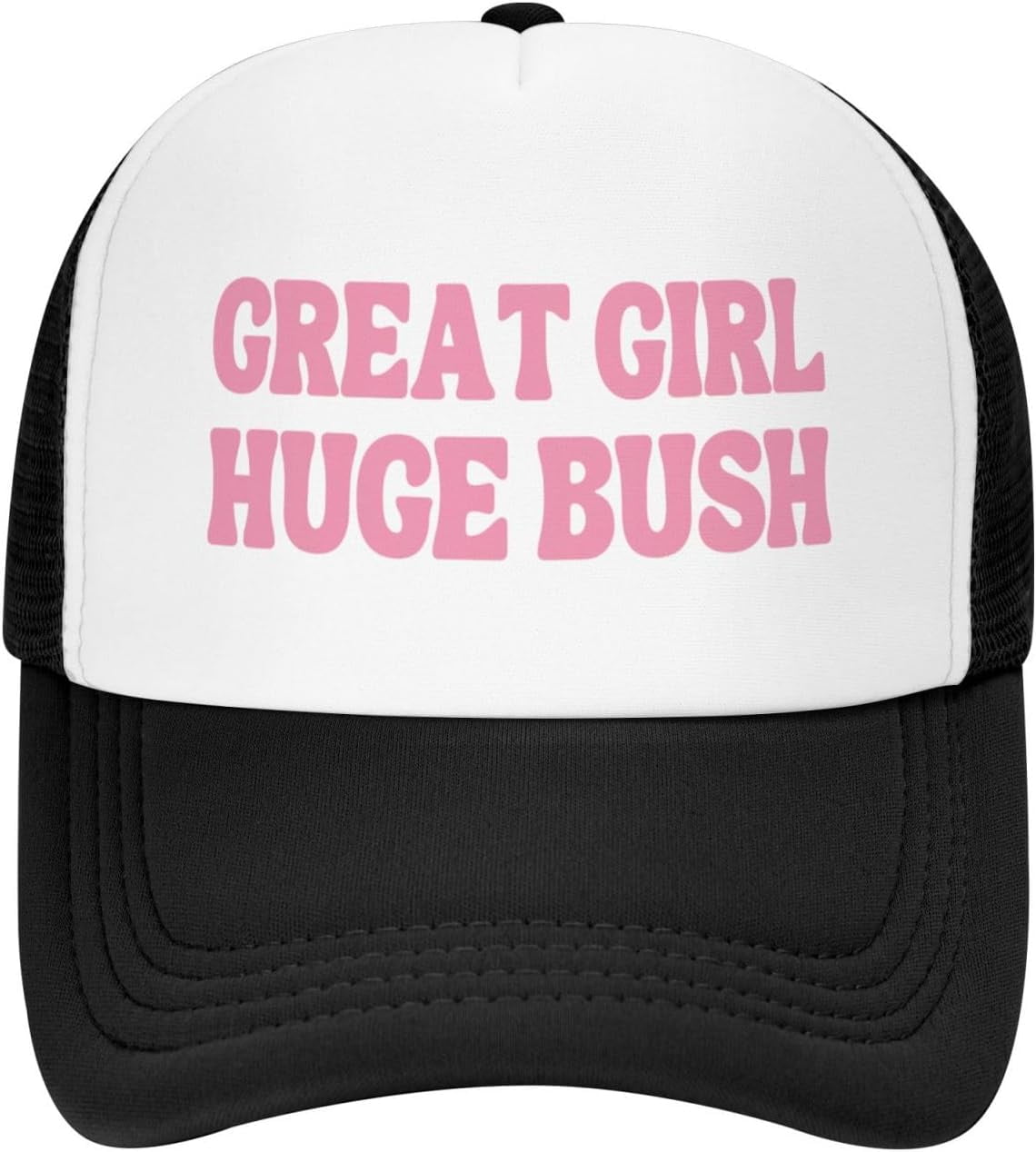 Great Girl Huge Bush Mesh Hat Women Men Baseball Cap Trucker Hat Sports ...