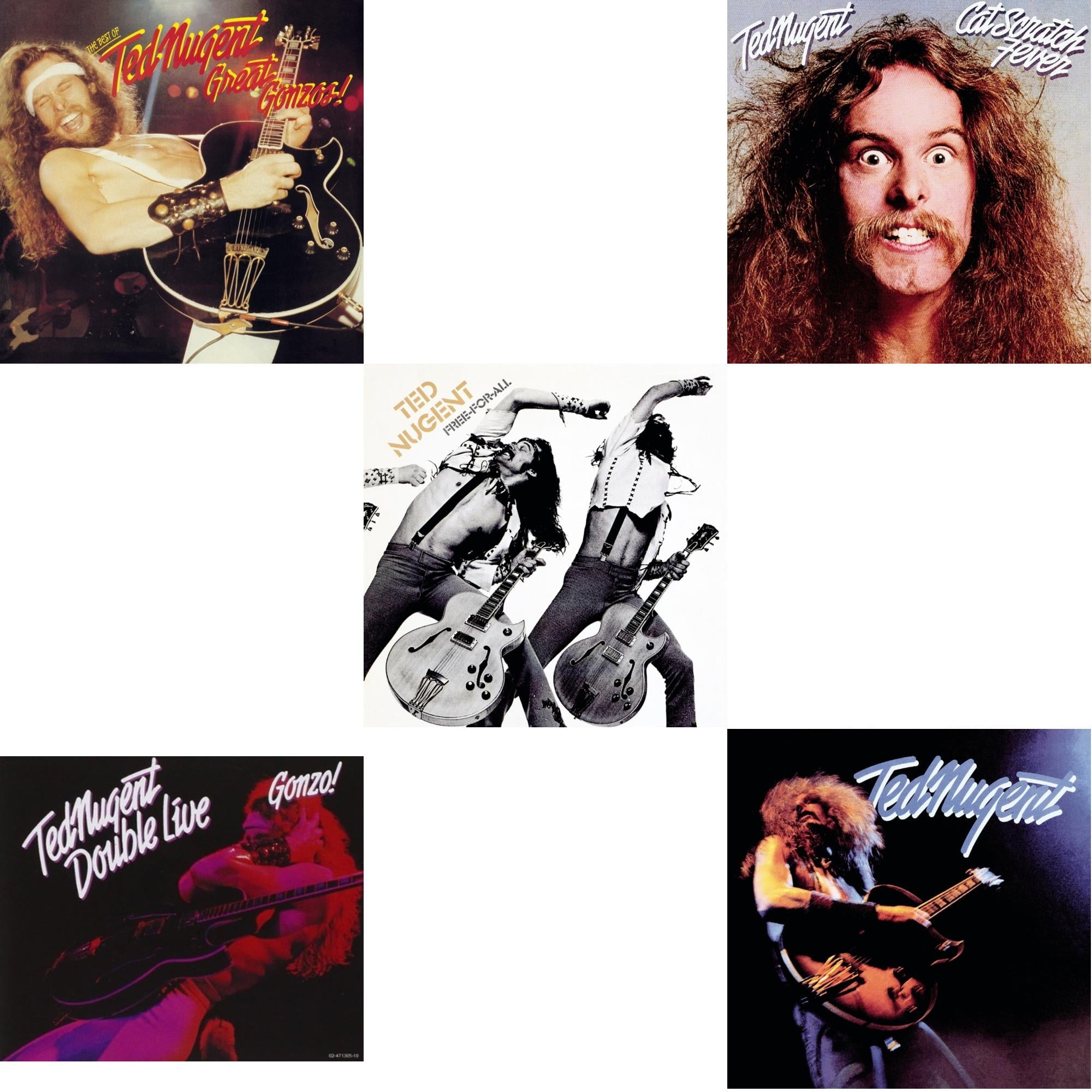 Great Gonzos: Best Of Ted Nugent & Double Live Gonzo & Free-For-All ...