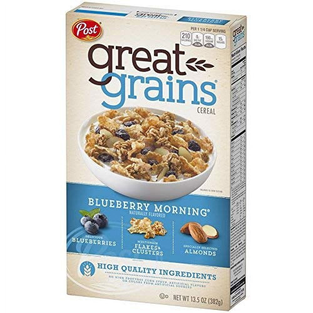 Great Grains Blueberry Morning Cereal, 13.5 oz (Pack of 6) - Walmart.com