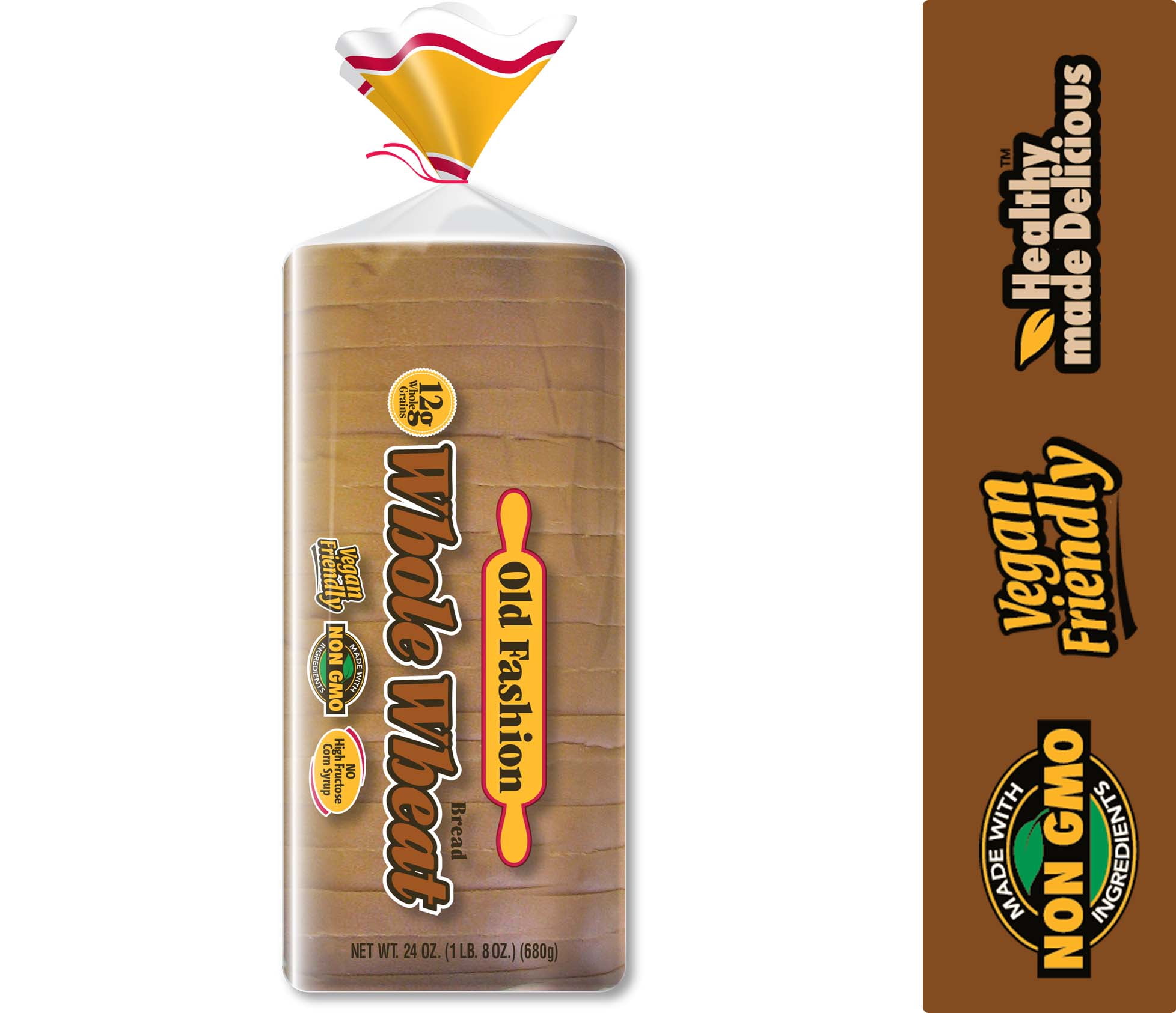 Great Grains Old Fashion Whole Wheat Bread, 24 oz - Walmart.com