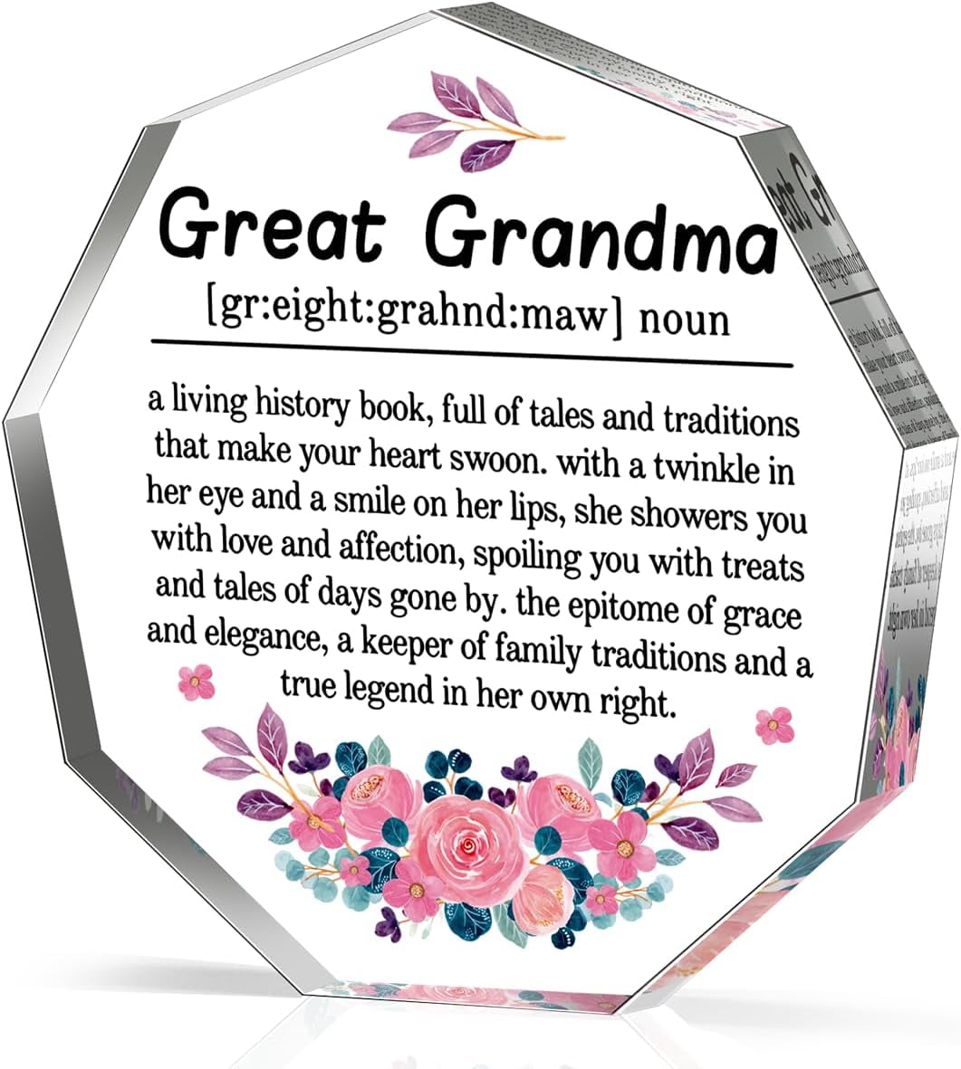 Great Grandma Gifts from Grandchildren Thank You Gift for Great Grandma ...