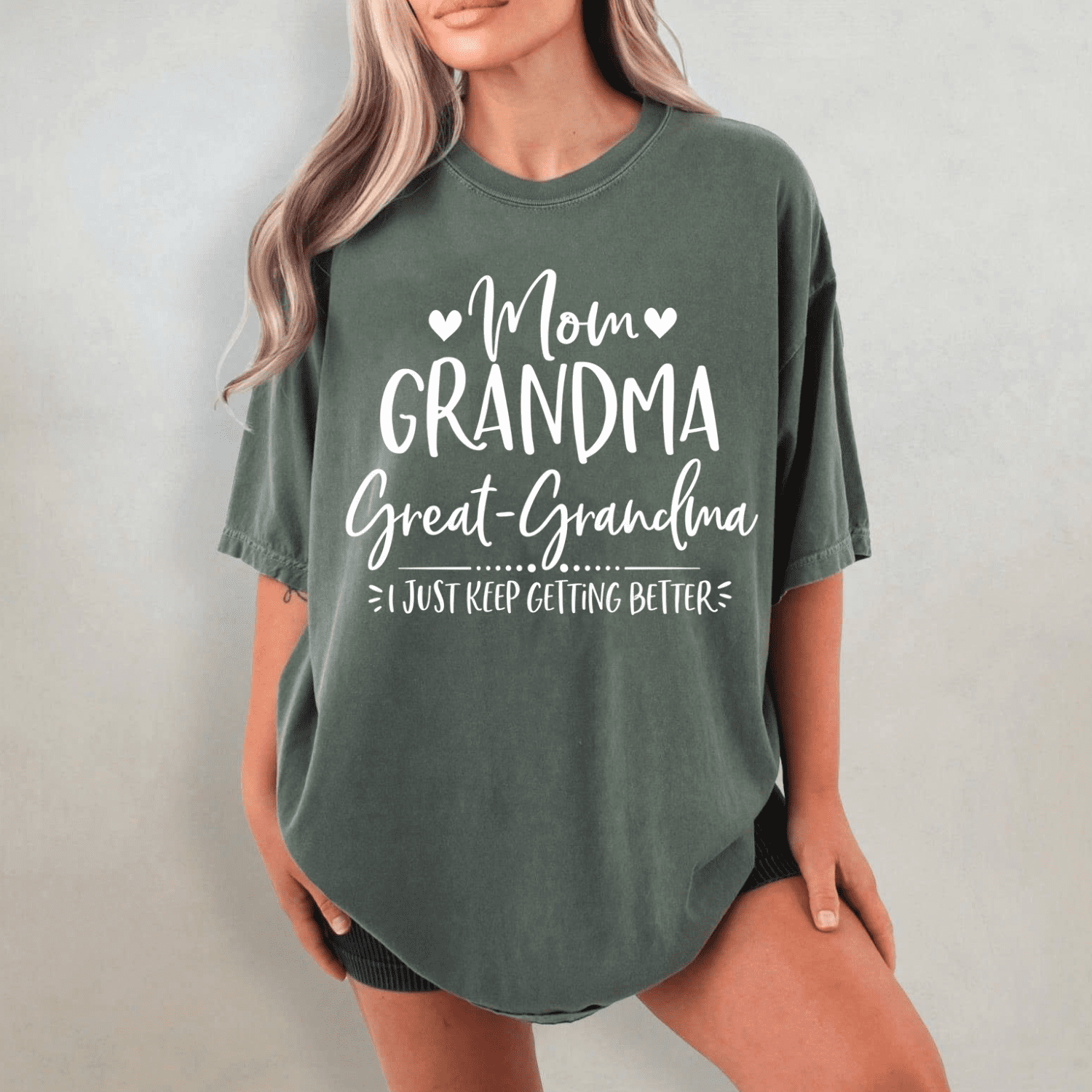 Great Grandma Pregnancy Announcement Comfort Color Shirt, Great Grandma ...