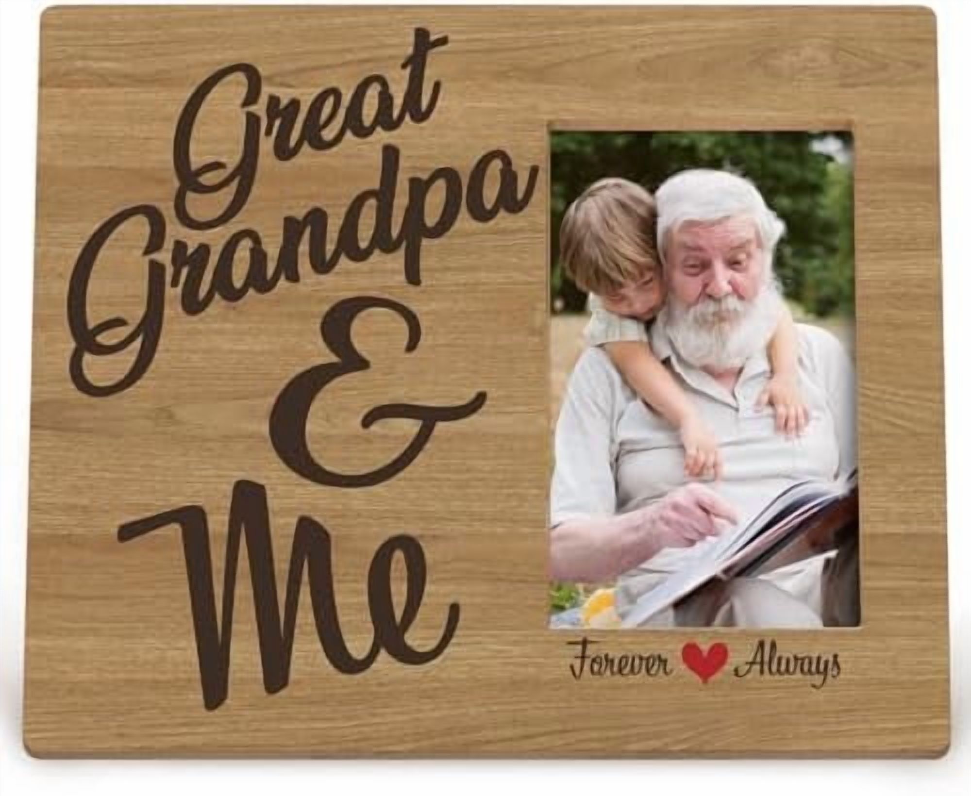 Great Grandpa and Me Picture Photo Frame, Great Grandpa Gifts for ...