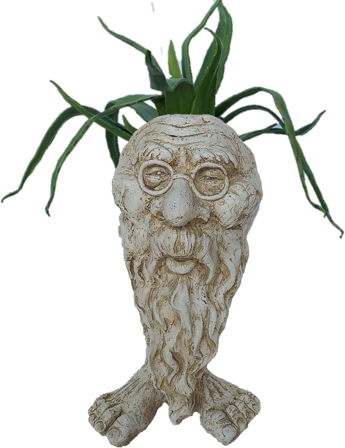 Great Grandpa RIP Planter Face Pot Patio & Garden Statue in Antique ...