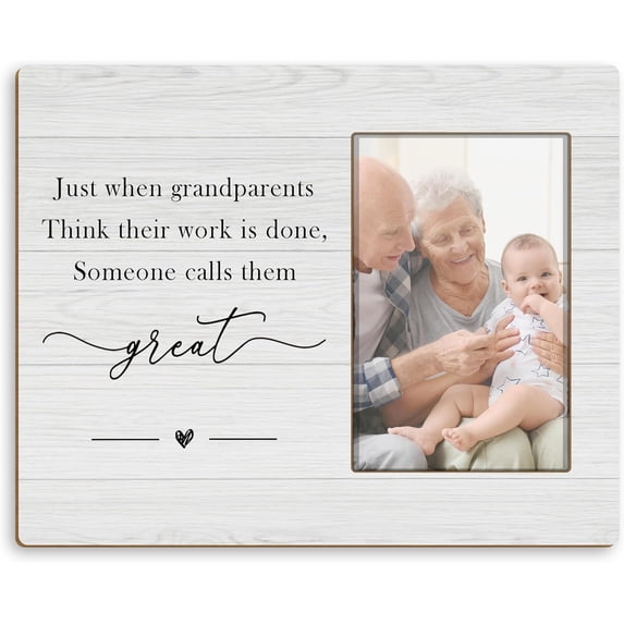 Great Grandparents Gifts Picture Frames 4x6, Promoted to Great ...