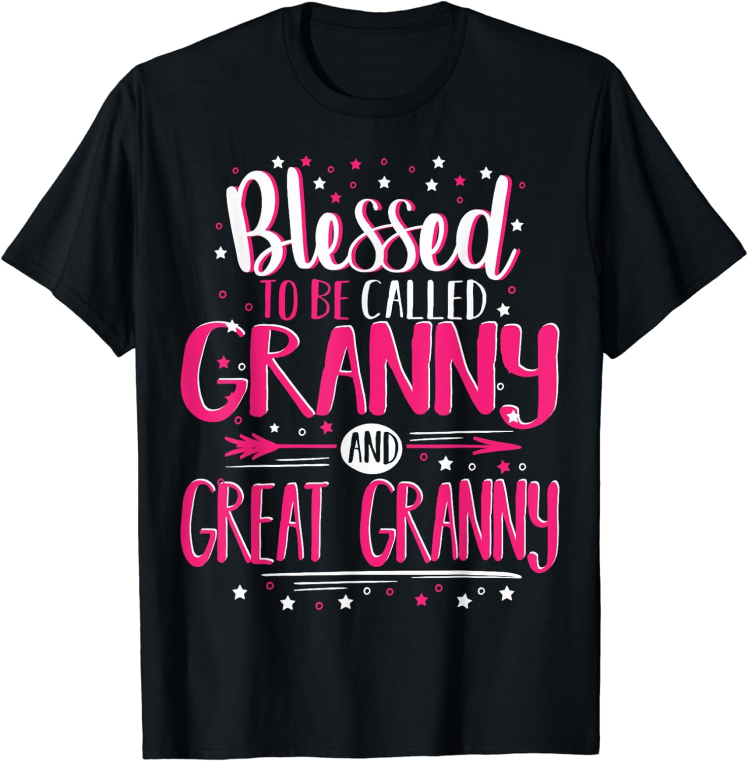 Great Granny T-Shirt Blessed Granny And Great Granny - Walmart.com