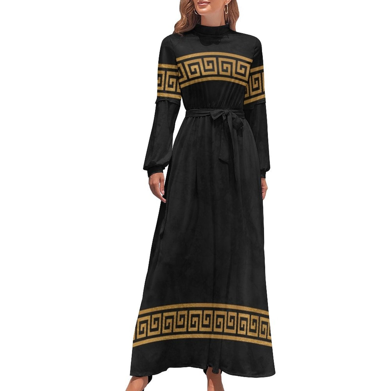Great Greek Pattern Long Dress women formal occasion dresses women long ...