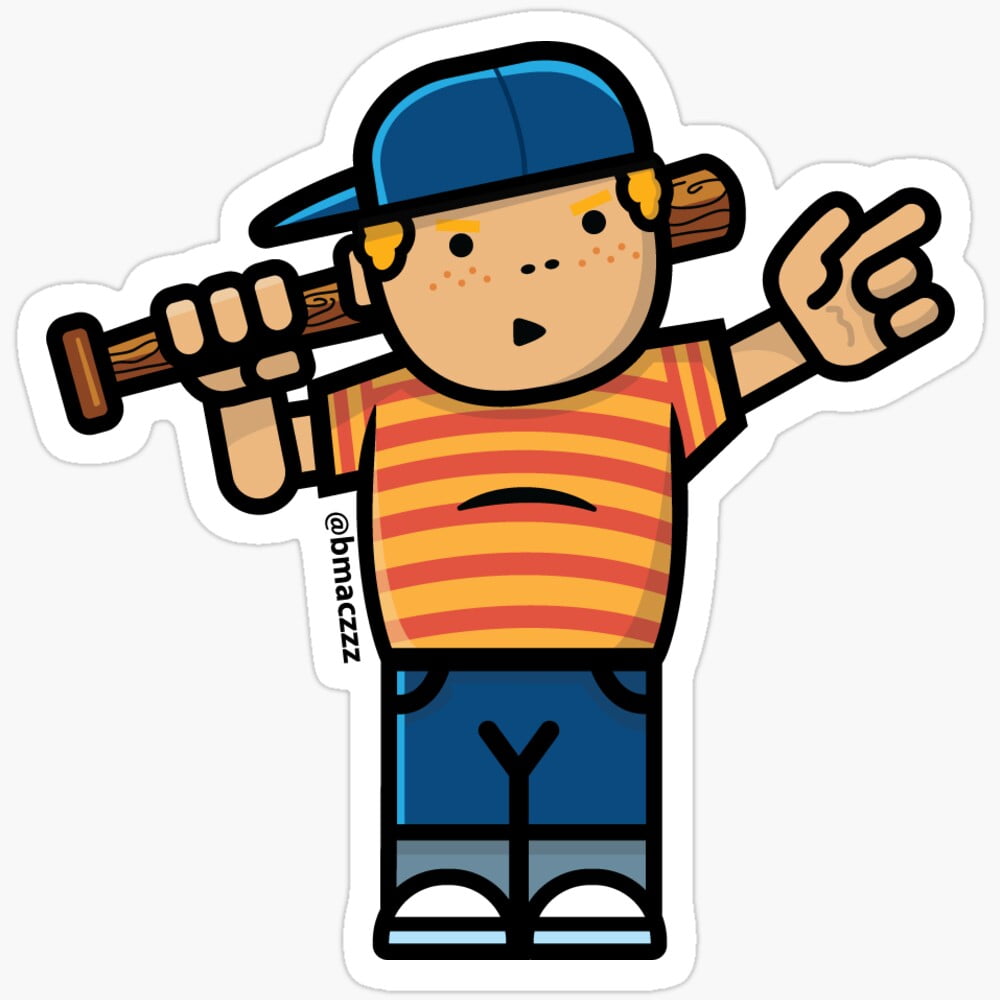 The Great Hambino - Sandlot Sticker Baseball Sticker, Football Sticker ...