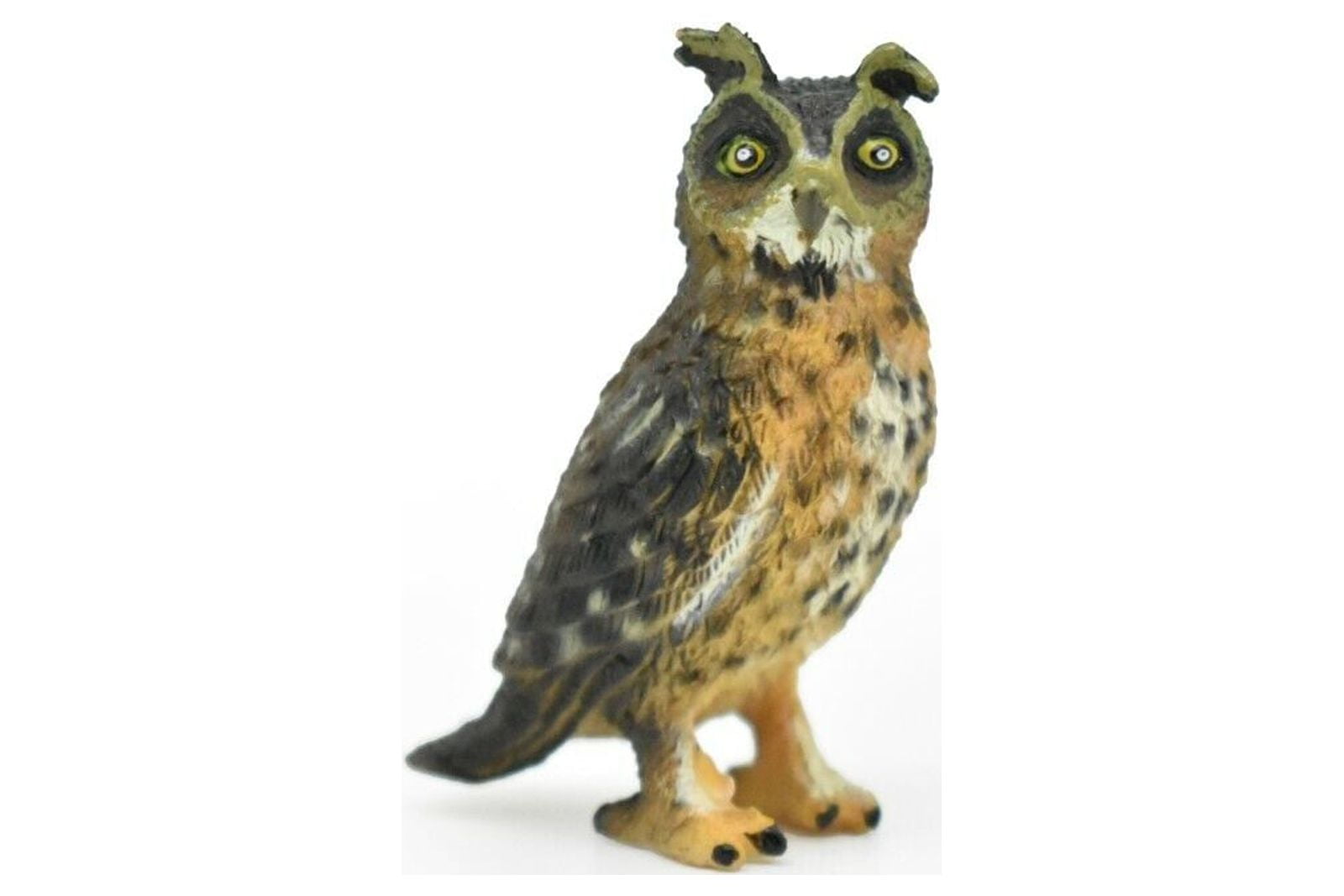 Great Horned Owl Toy, Realistic Museum Quality Rubber Replica Bird ...