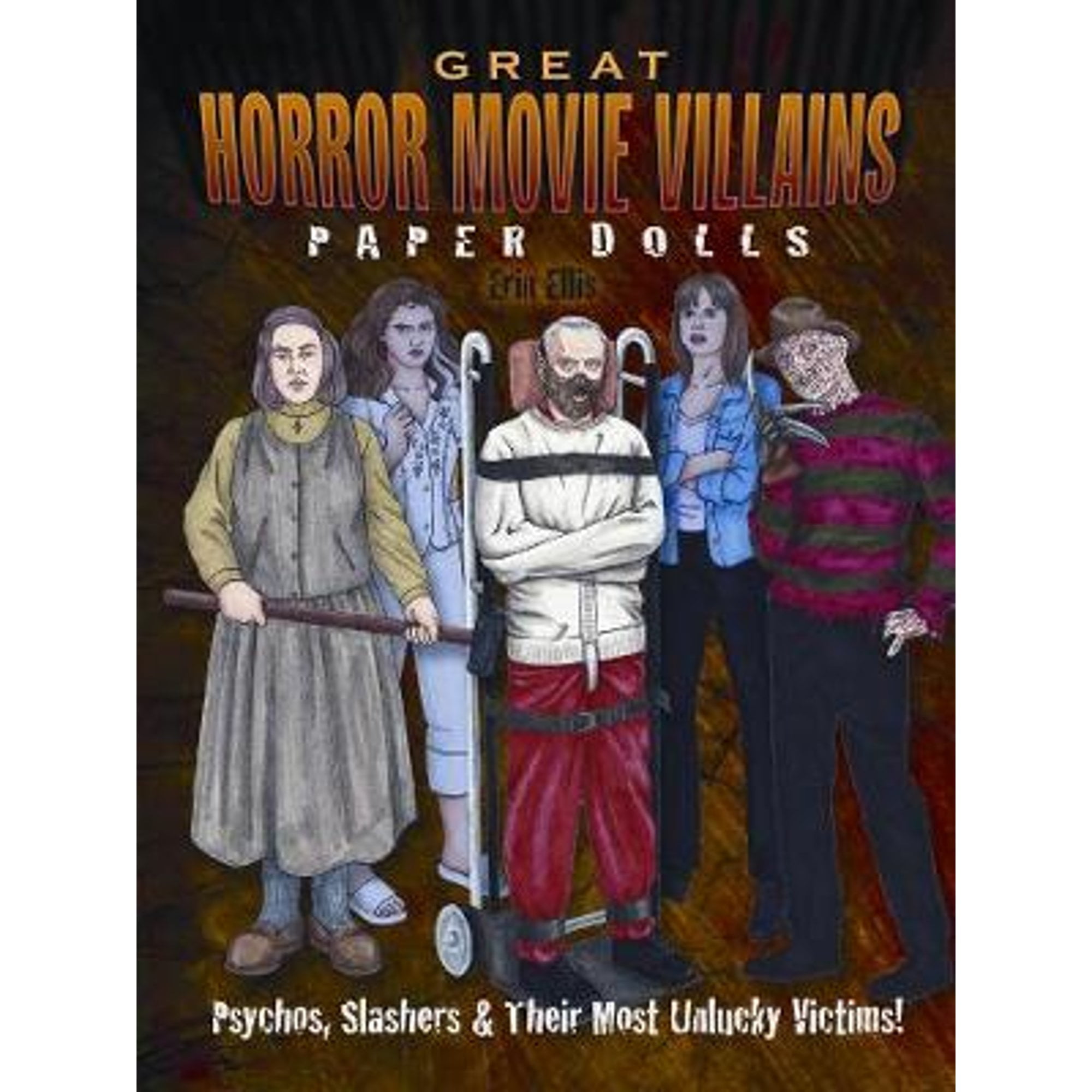 Pre-Owned Great Horror Movie Villains Paper Dolls: Psychos, Slashers ...
