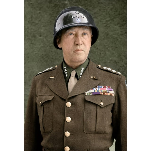 Great Images George Patton 24x36 inch rolled poster - Walmart.com