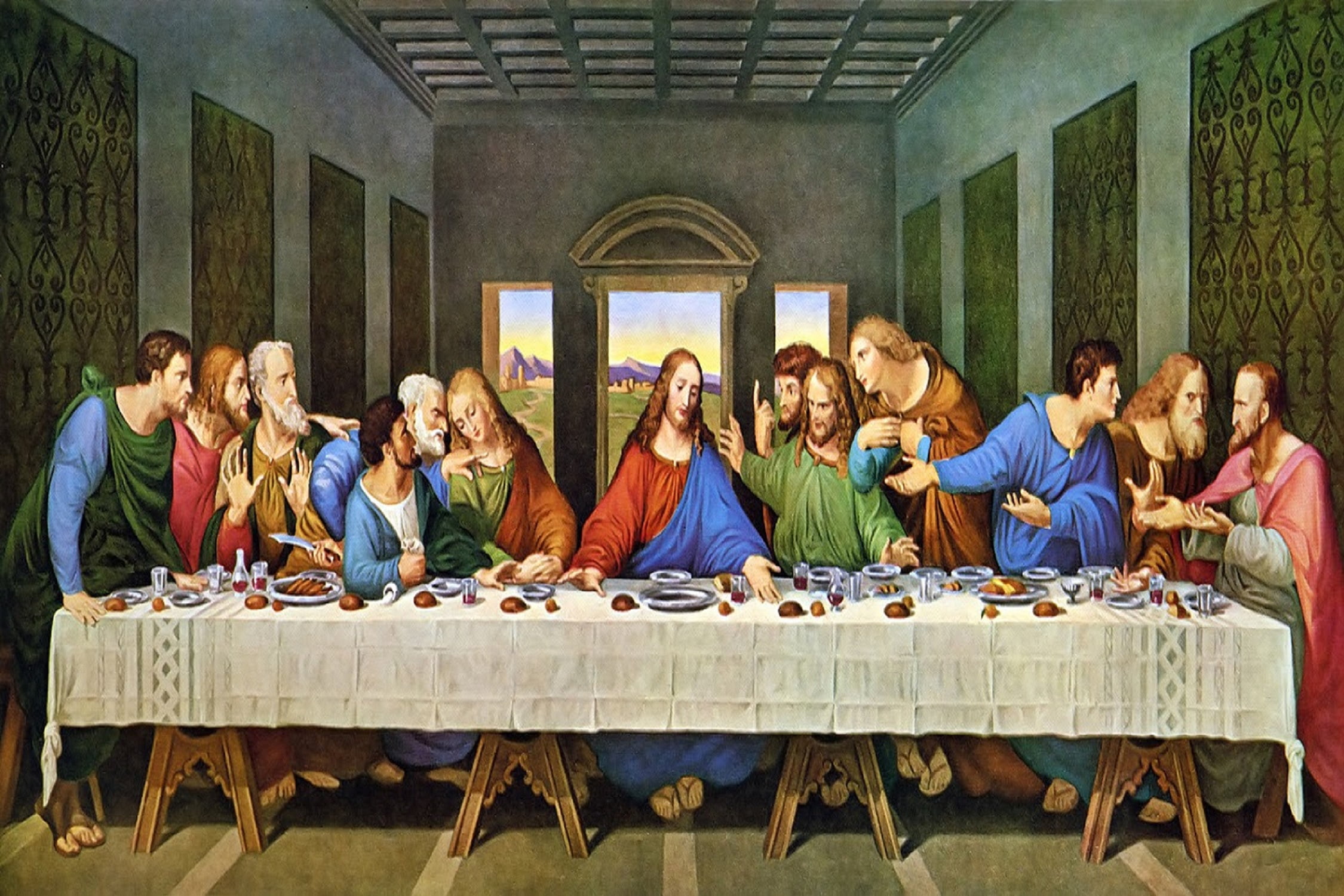 Great Images The Last Supper 24x36 inch rolled poster - Walmart ...