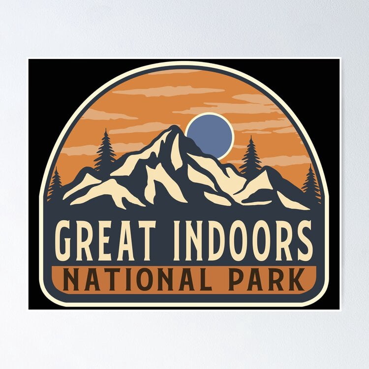 Great Indoors National Park UNFRAMED Poster, 24x36 - Walmart.com