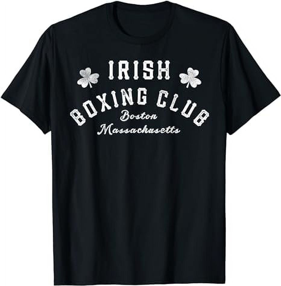 Great Irish Boxing Shirt Men Club Boston Fighting Tee Pub - Walmart.com