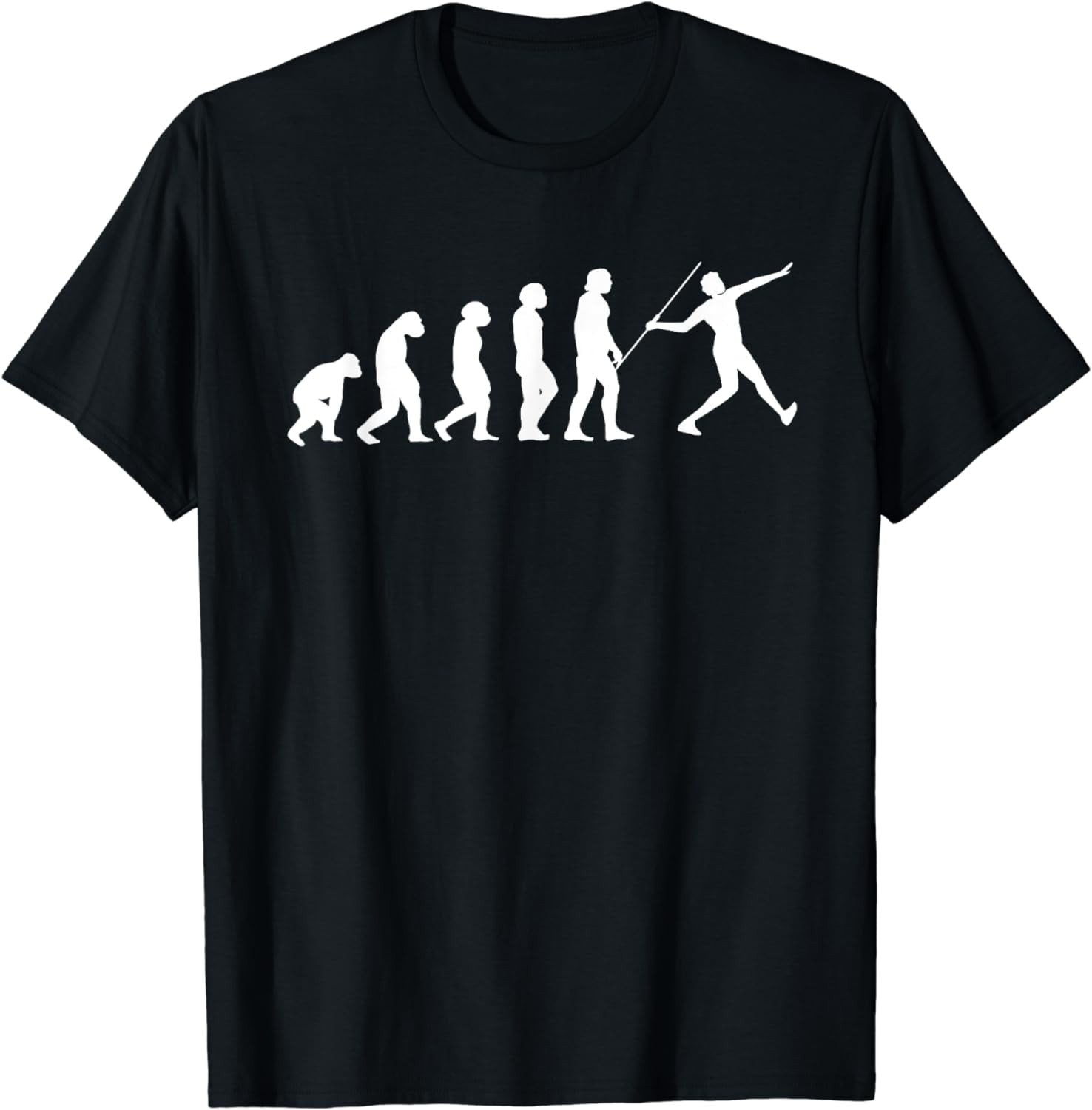Great Javelin Throwing Evolution Gift Athletics T-Shirt - Walmart.com