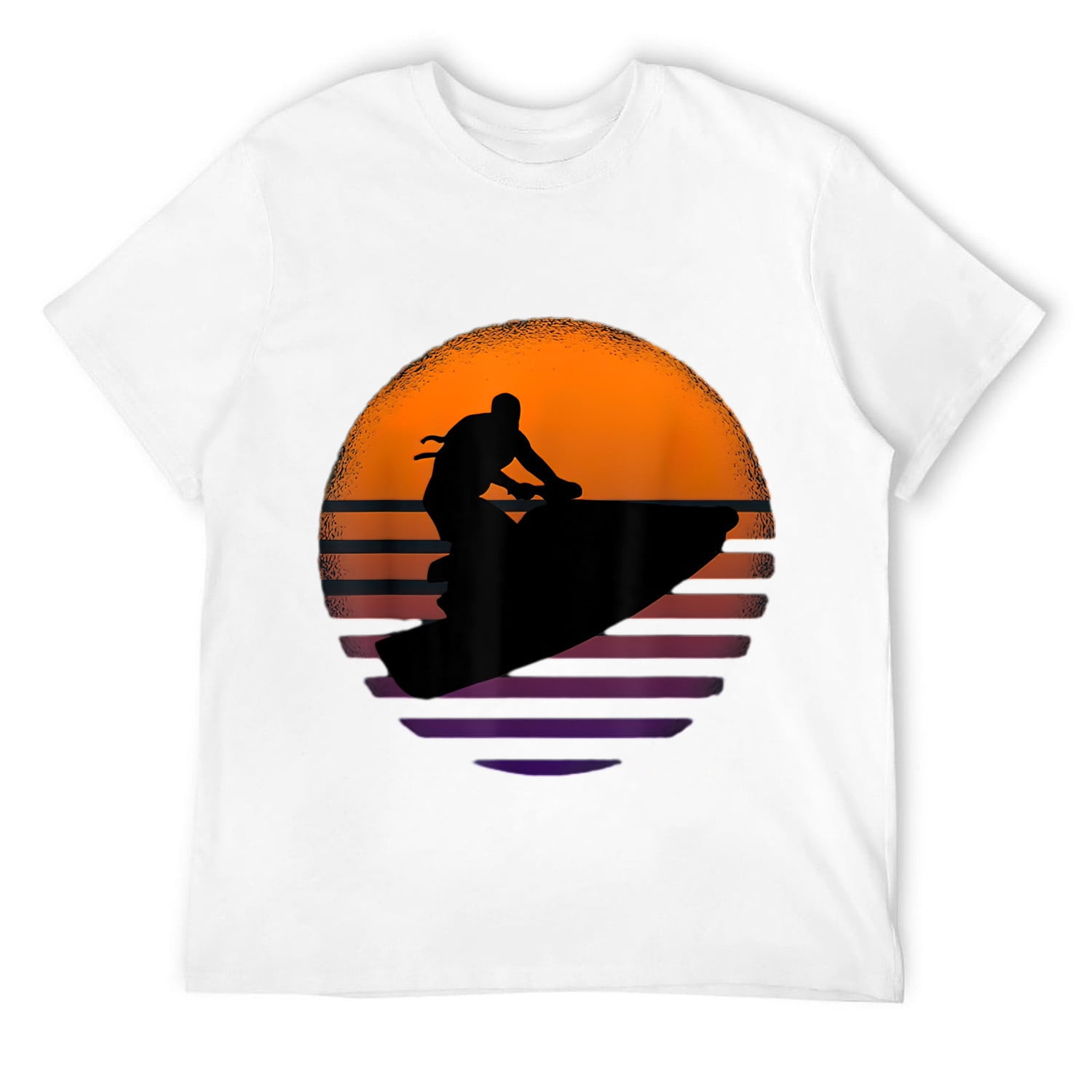 Great Jet Ski And Jet Ski Driver Retro Motif PWC Motorsport T-Shirt ...