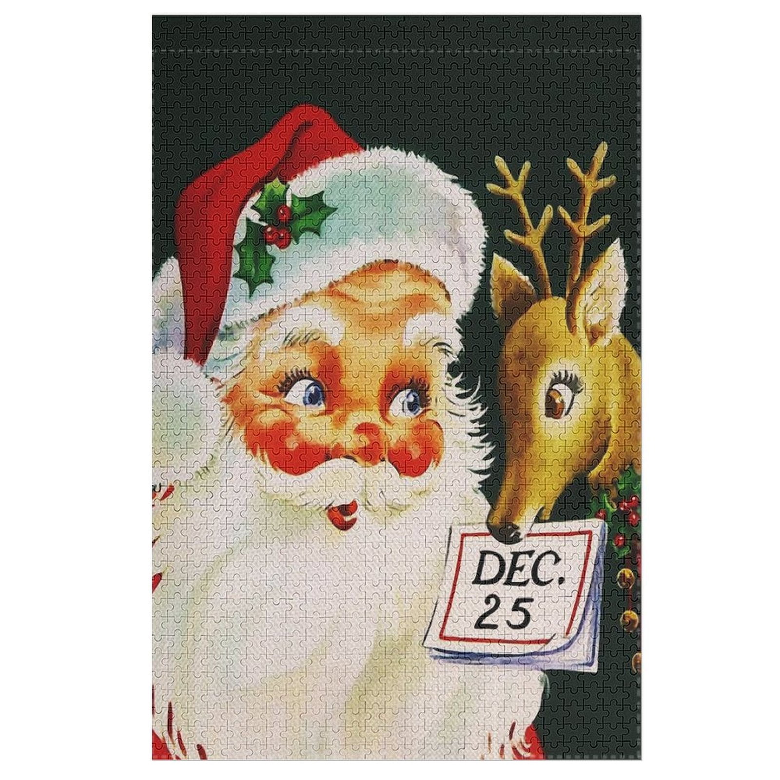 Great Jigsaw Puzzles for Adults 1000 Piece Christmas Santa Claus ...