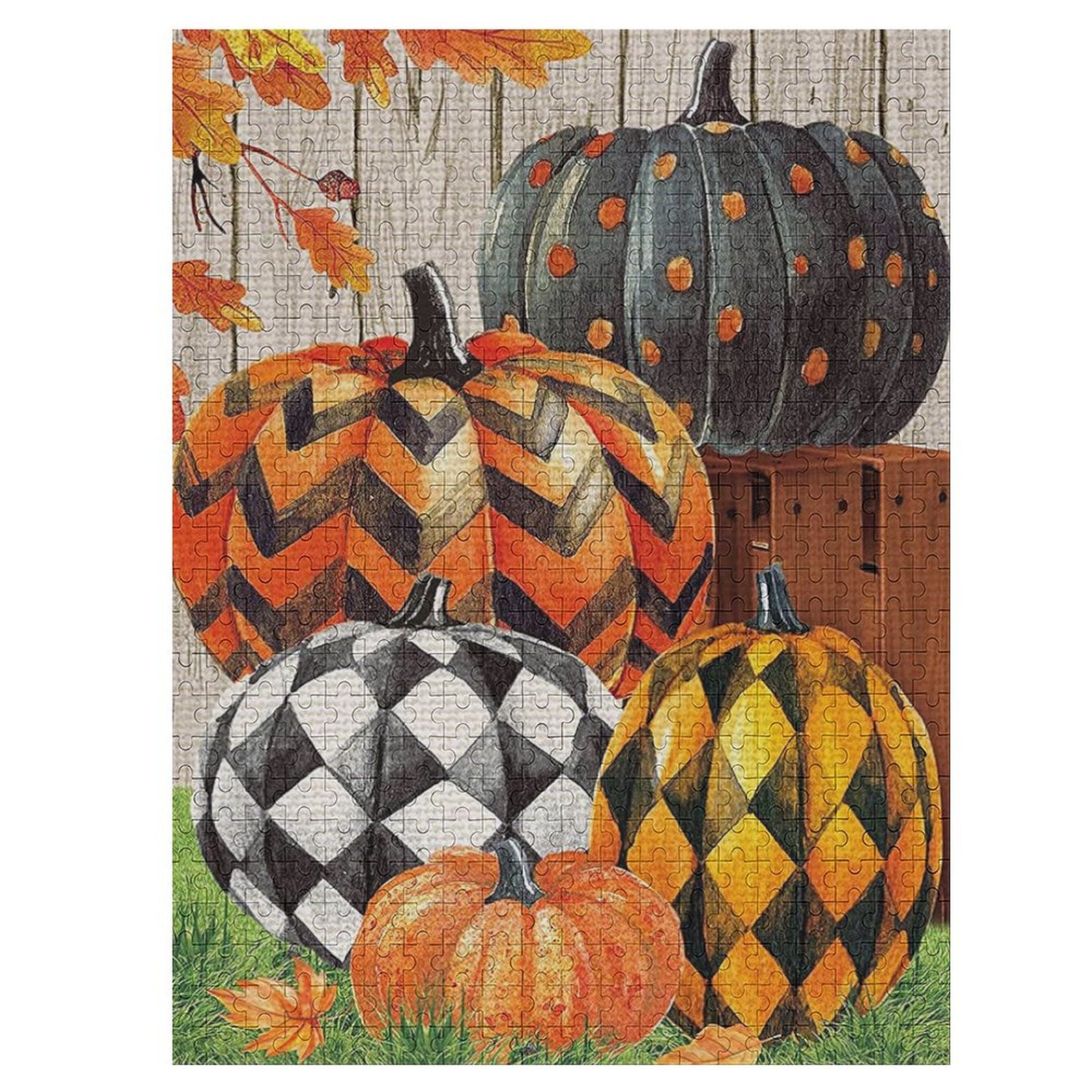 Great Jigsaw Puzzles for Adults 500 Piece Pumpkin Fall Puzzles for ...