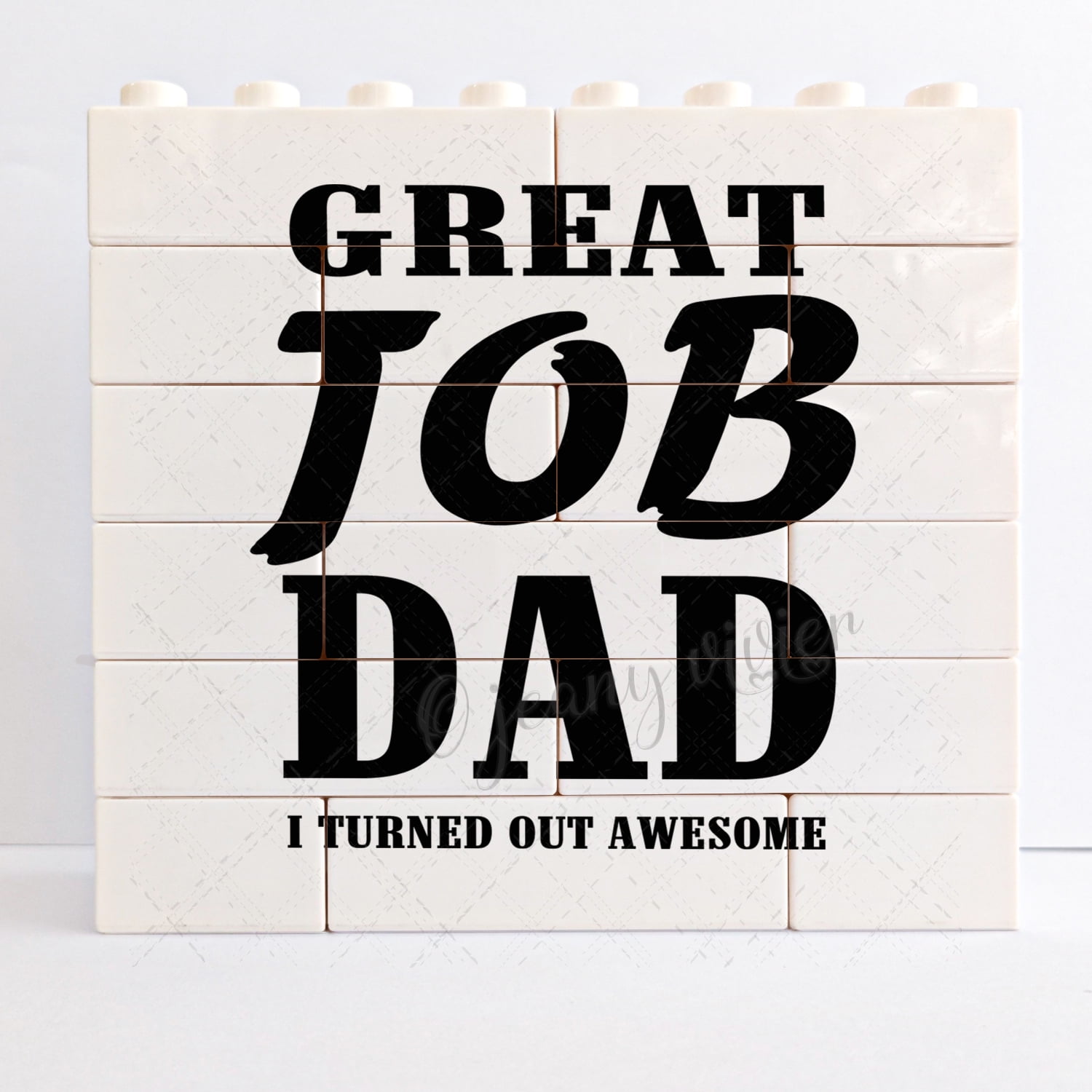 Great Job Dad Desk Novelty Decorative Sign/Plaque, Best Dad Ever Sign ...