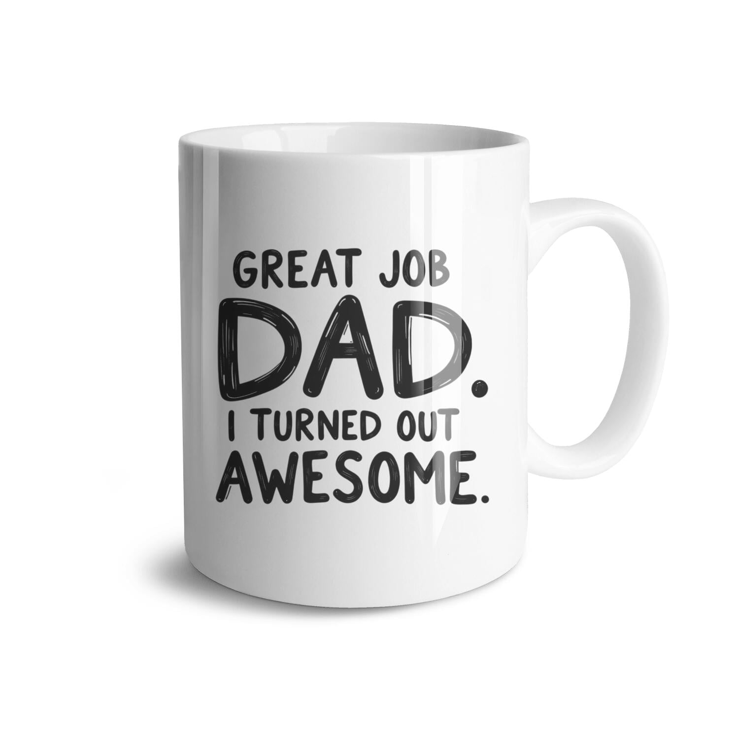 Great Job Dad Youre Awesome Coffee Mugs 15 OZ Sublimation Mugs,Double ...