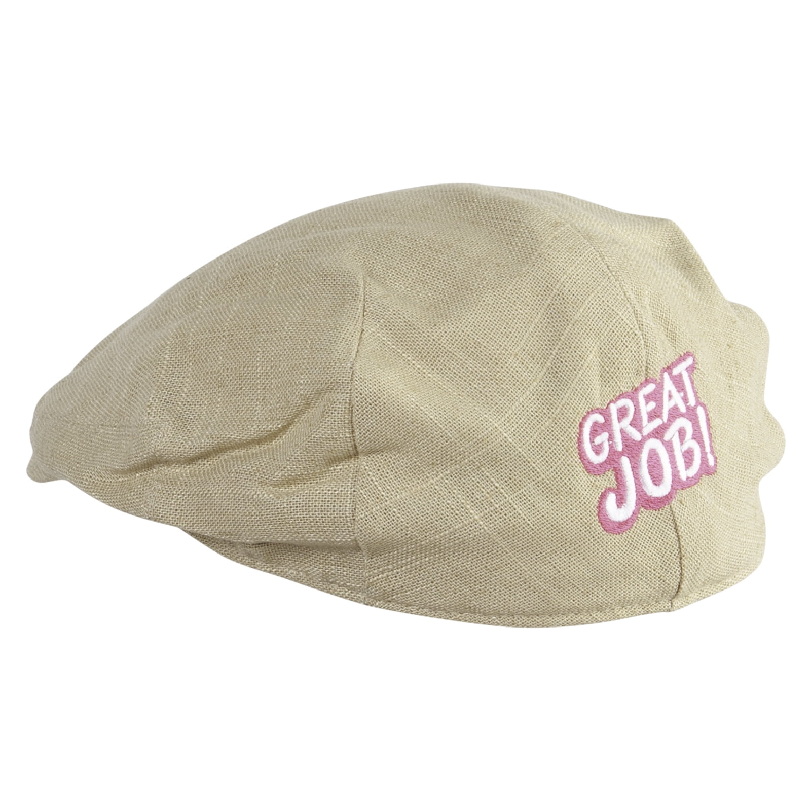Great Job Embroidered Men's Linen Ivy Cap - Khaki M-L - Walmart.com