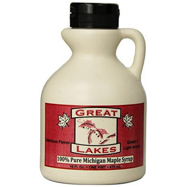 Great Lakes 100% Pure Michigan Maple Syrup, 16 Ounce - Walmart.com