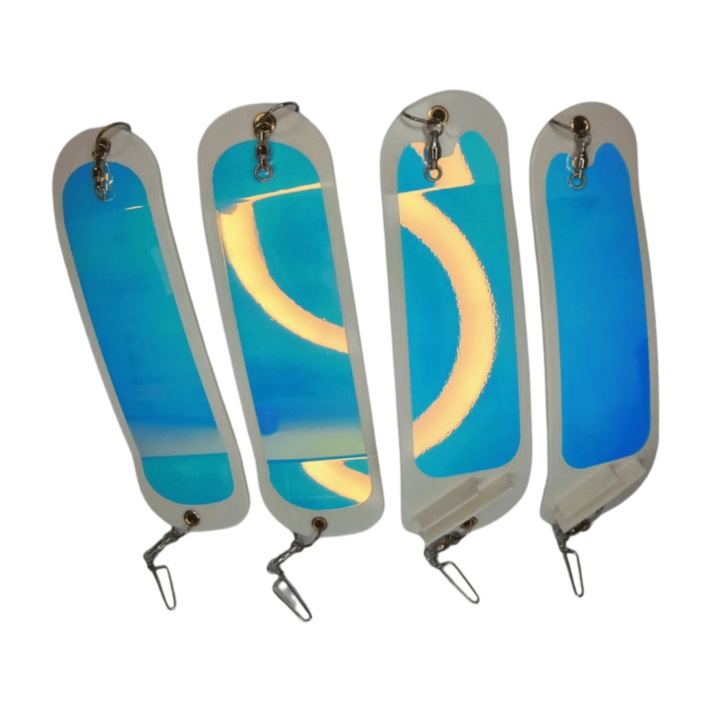 Great Lakes Fish Flasher Dual Fin Salmon and Trout 8 inch Flasher for ...